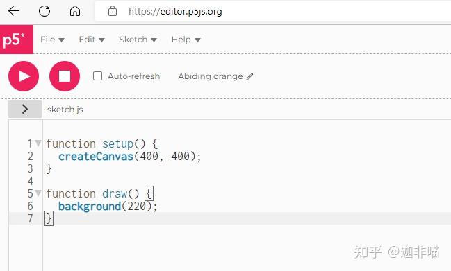 在线p5.js网站 - 知乎