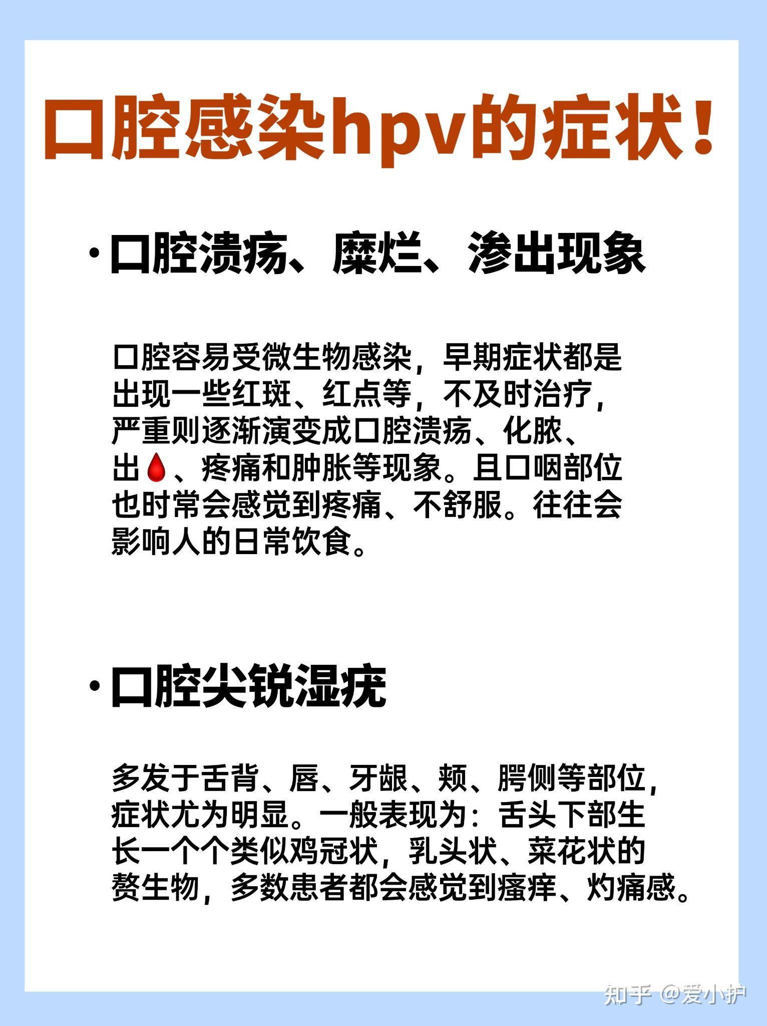 咽喉部感染 Hpv 有什么症状？ 知乎