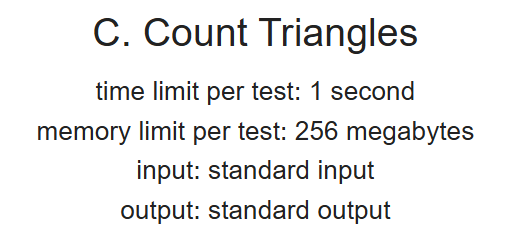 CF1355C——Count Triangles - 知乎