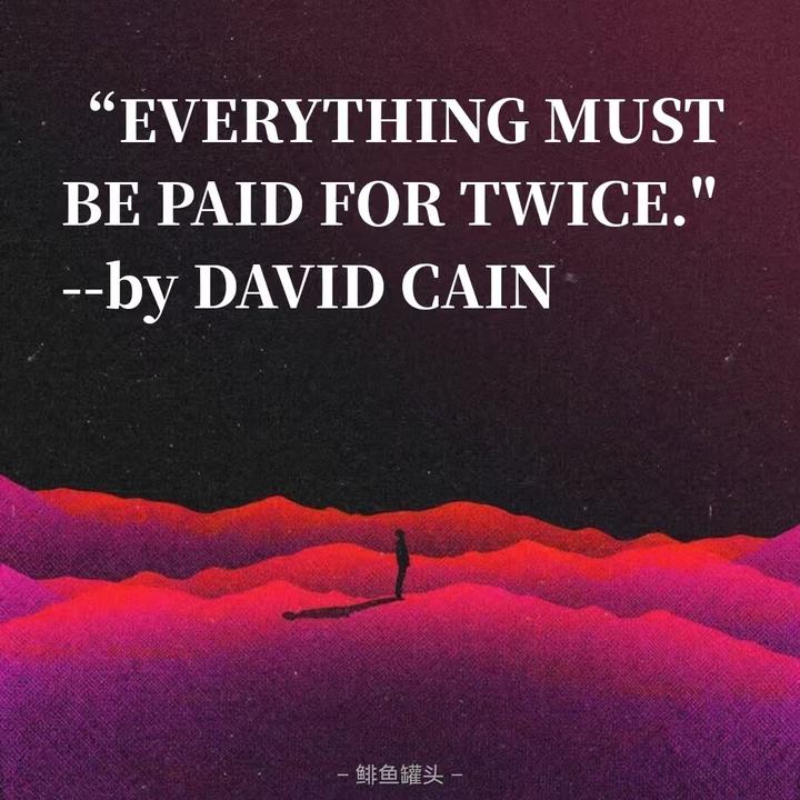 认识自己（一）关于EVERYTHING MUST BE PAID FOR TWICE引发的一些思考 - 知乎