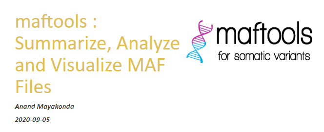 一文学会R包 maftools 简介使用 - 知乎