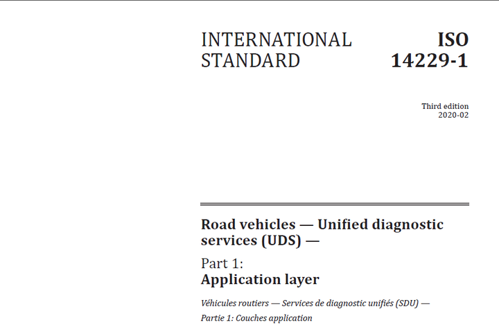 UDS-10 Diagnostic and communication management functional unit - 知乎
