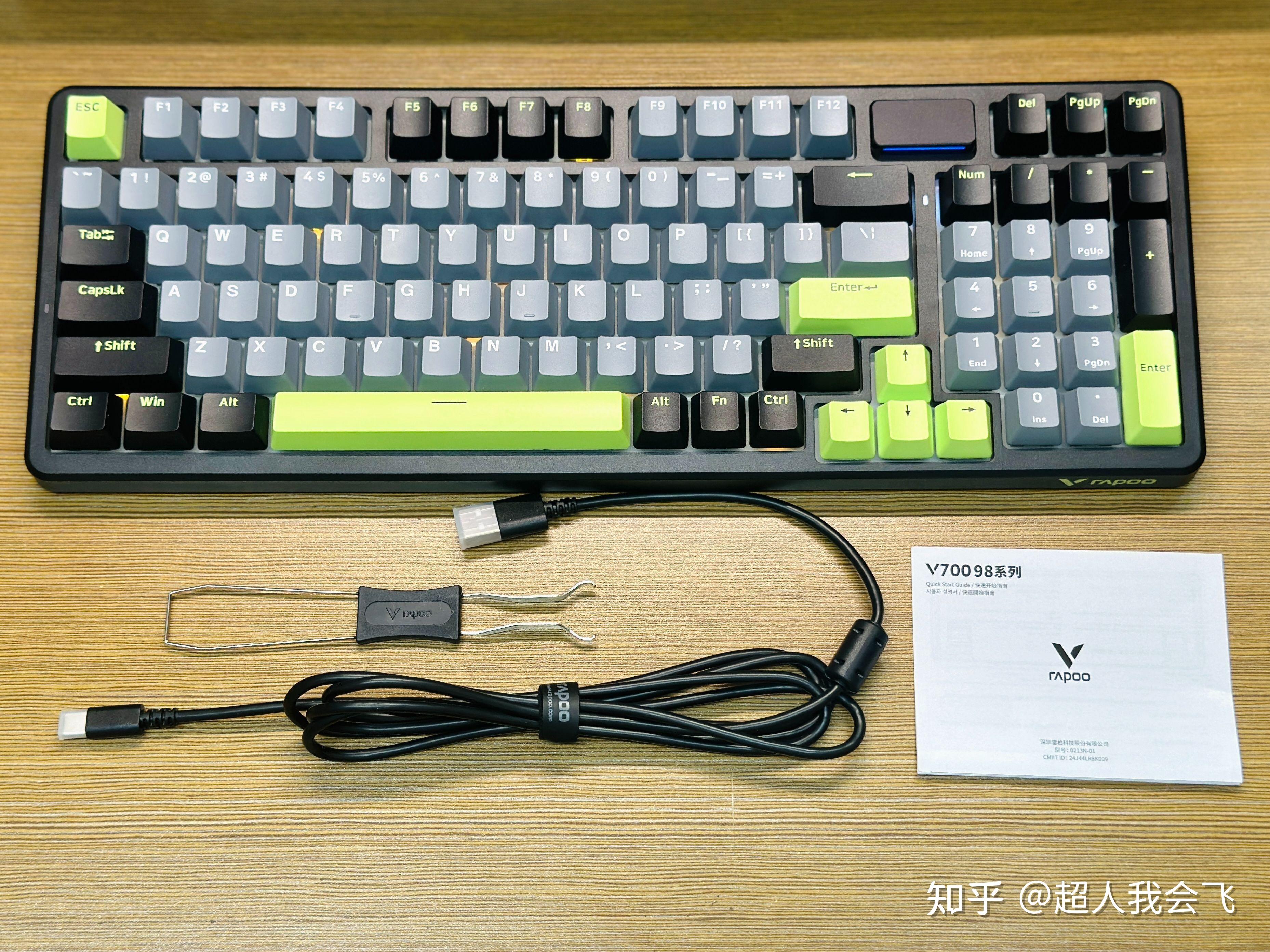 雷柏V700DIY-98来袭！800 小时续航+7层填充，预定最具性价比键盘 - 知乎