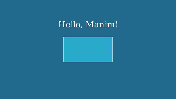 Manim教程：第二章 输出界面的基本设置 - 知乎