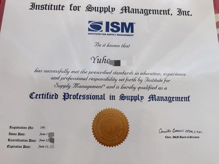 CPSM考试通过美国ISM直接报考的流程 - 知乎