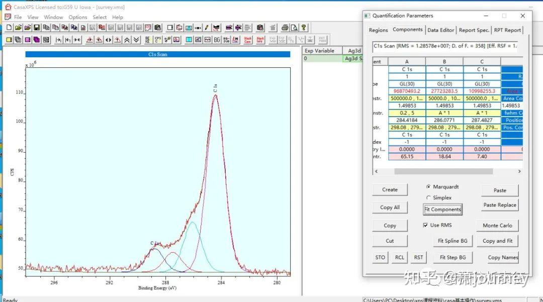 全网最全！CasaXPS（XPS数据分析）安装教程，亲测可用，免费下载！以及CASAXPS的使用教程！ - 知乎