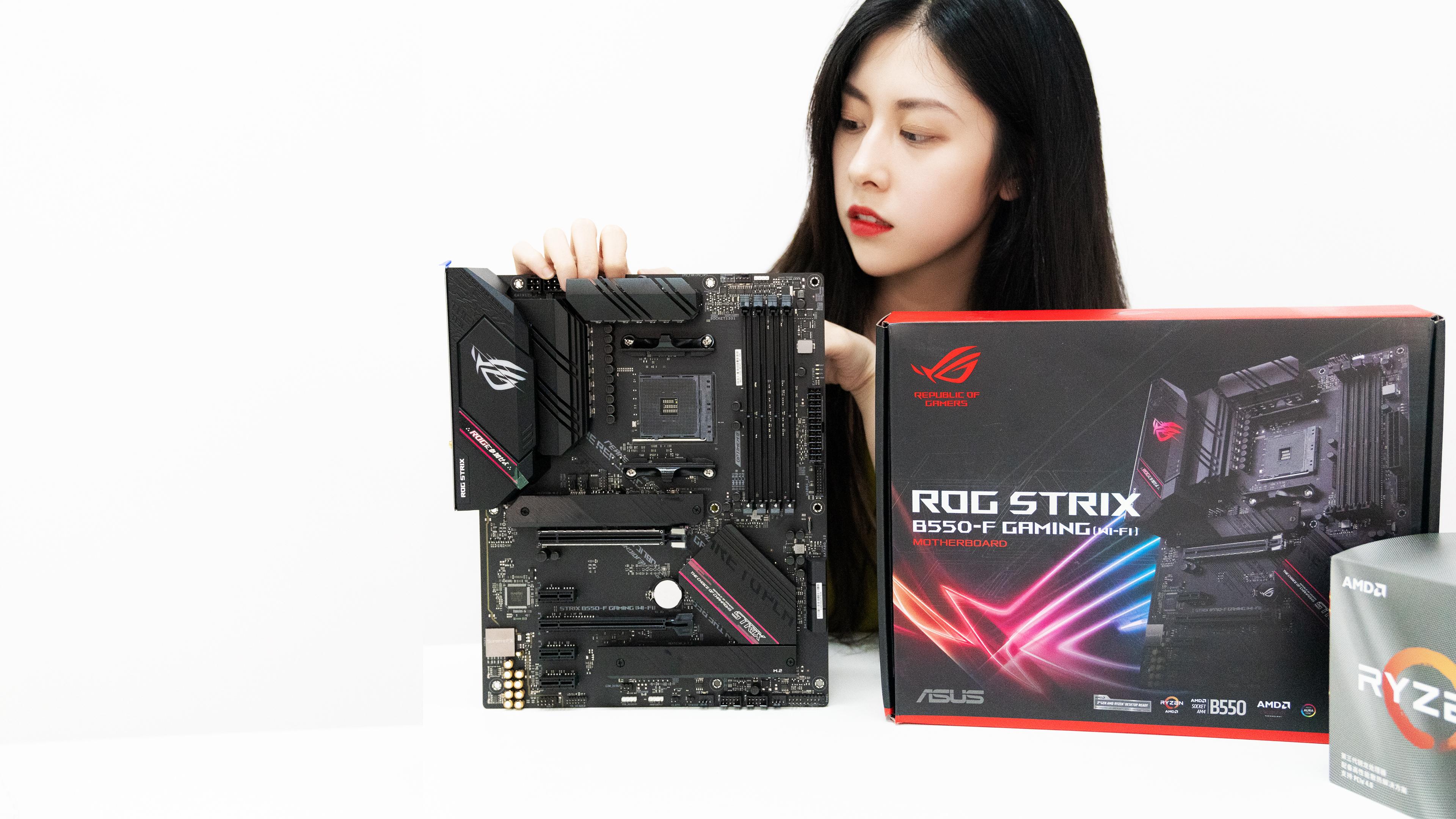 AMD YES！华硕ROG B550F（WI-FI）主板抢先开箱！ - 知乎