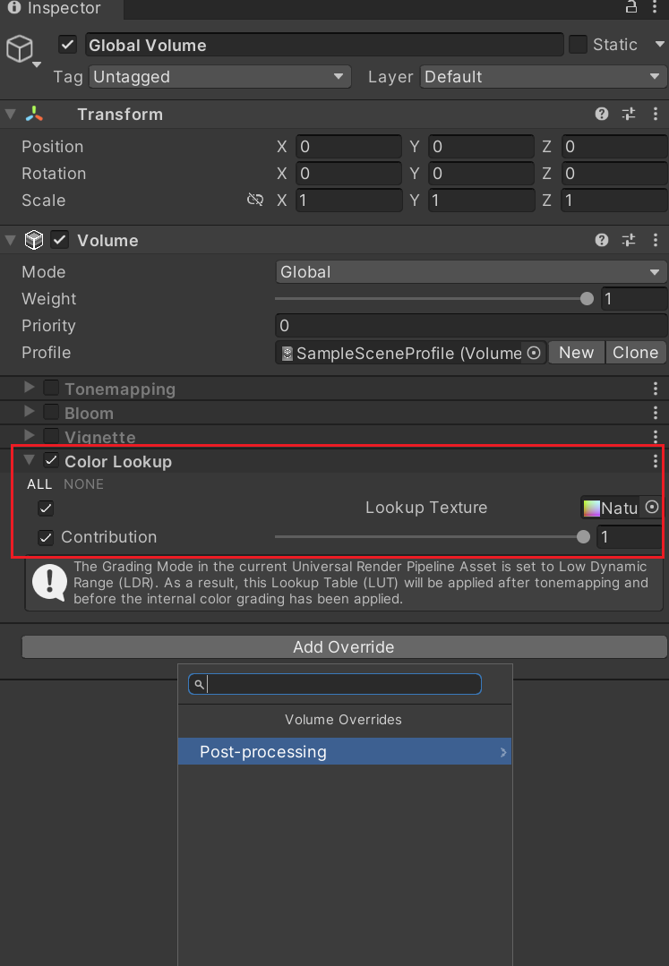 浅谈Unity URP中LUT的应用 - 知乎