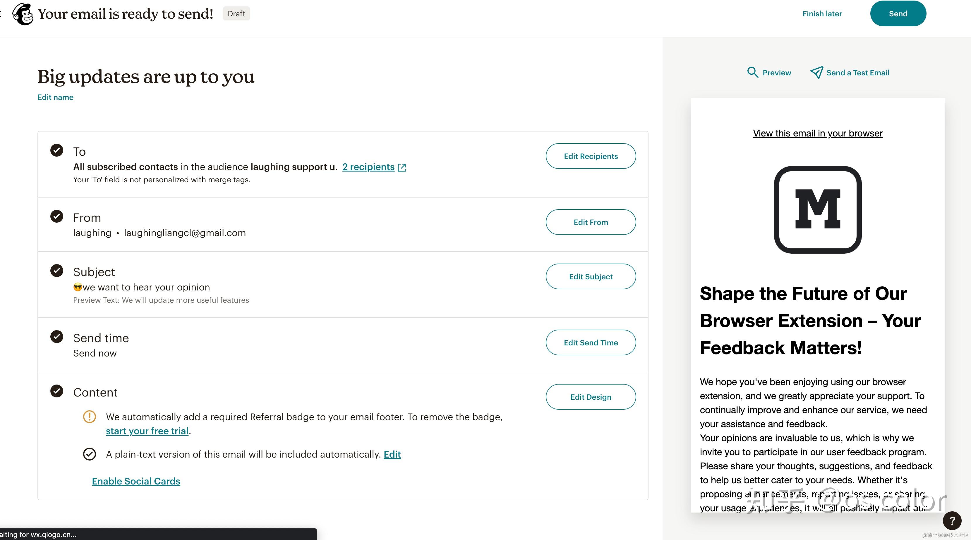 从0到1使用SaaS工具做邮件营销--Mailchimp保姆级教程 - 知乎