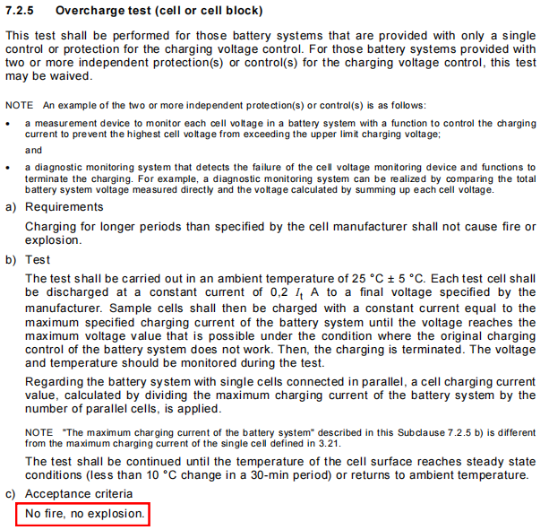 IEC 62619 标准要点及测试验证 - 知乎