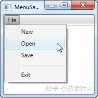 WPF 入门教程Menu和ContextMenu