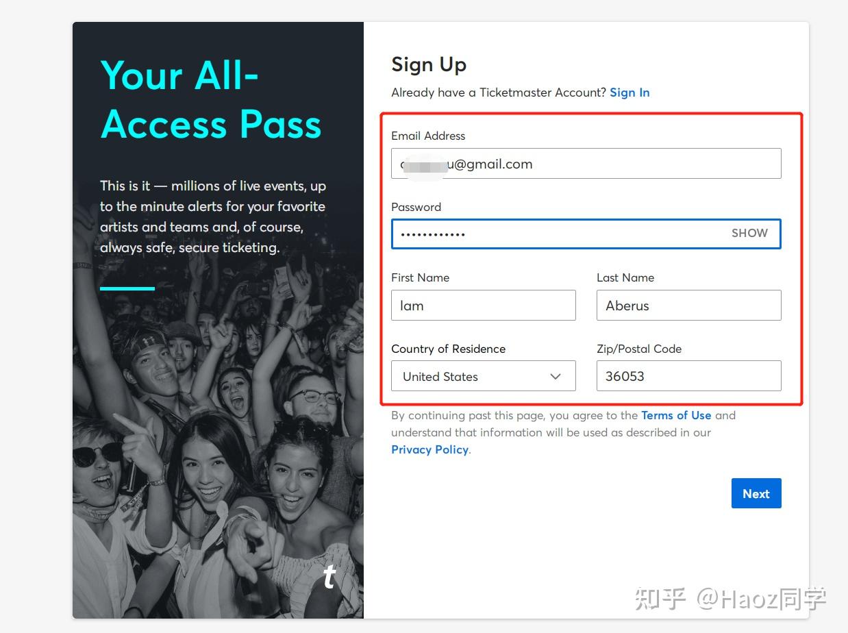 怎么注册Ticketmaster | 2023注册Ticketmaster通过国外手机号验证的超详细教程 - 知乎