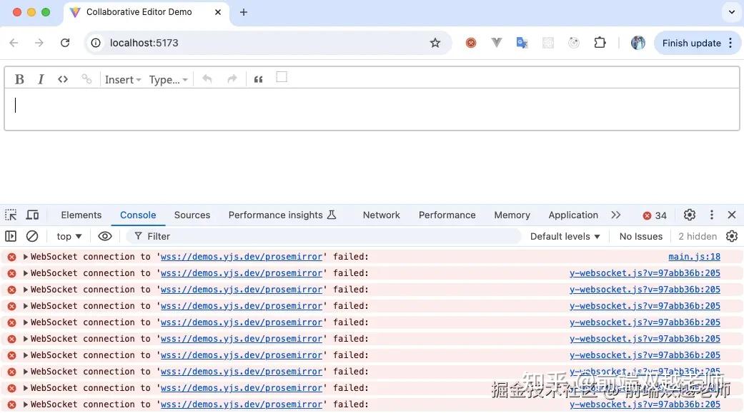 10 分钟从 0 实现多人协同编辑 ProseMirror + Yjs - 知乎