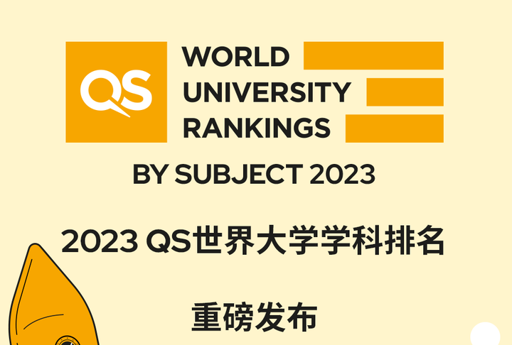 重磅！2023QS世界大学学科排名发布！ - 知乎