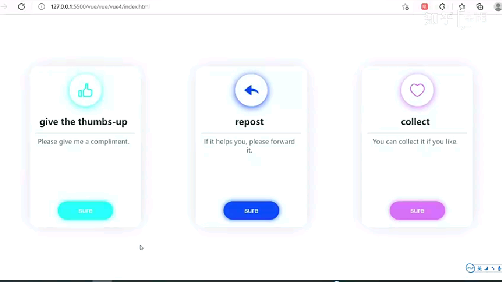 【HTML+CSS+VUE】好看的卡片 - 知乎