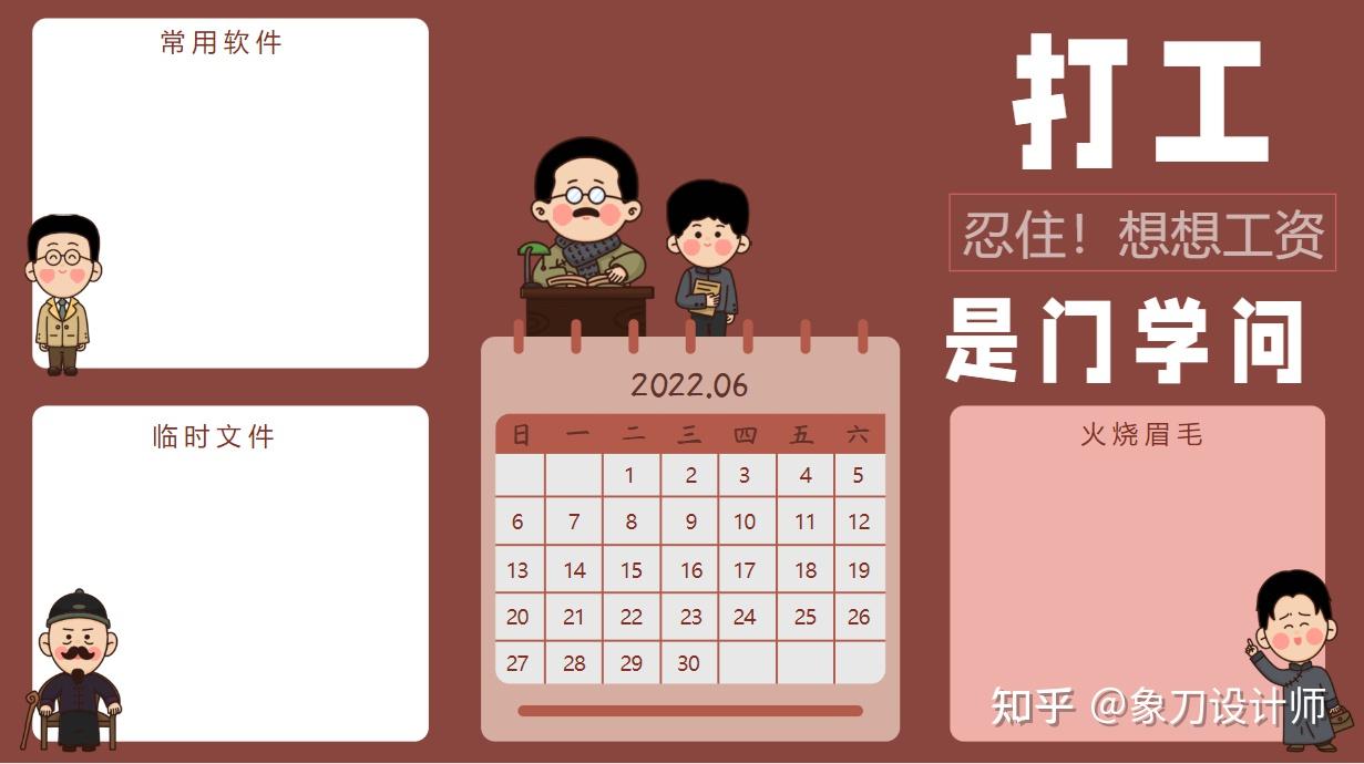 打工人专属电脑分区壁纸 | 总有一个你喜欢！ - 知乎