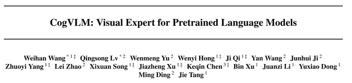 CogVLM: - 知乎