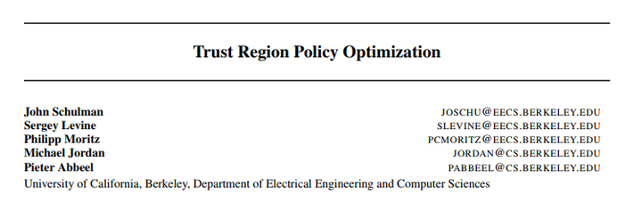 Trust Region Policy Optimization 论文详解 - 知乎