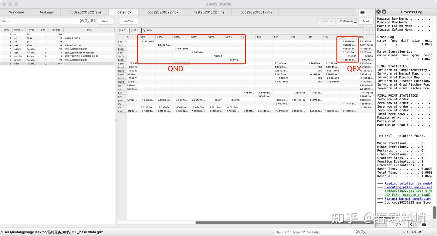 GAMS编写CGE模型代码第三篇：一个简单的静态单区域CGE模型代码编写 - 知乎