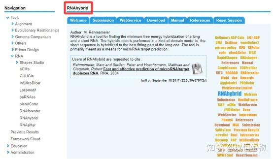 常用网站介绍——BiBiServ预测mir与靶基因结合位点 - 知乎