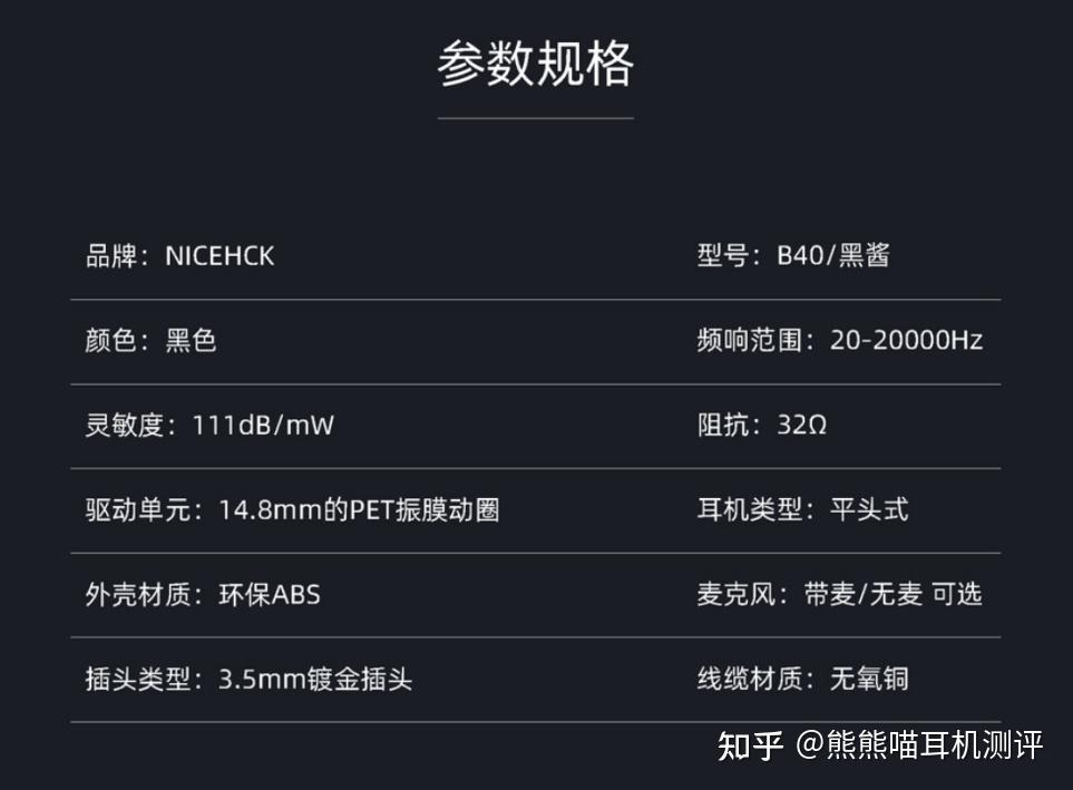 原道Pro版？原道家NICEHCK黑酱B40平头塞耳机评测 - 知乎