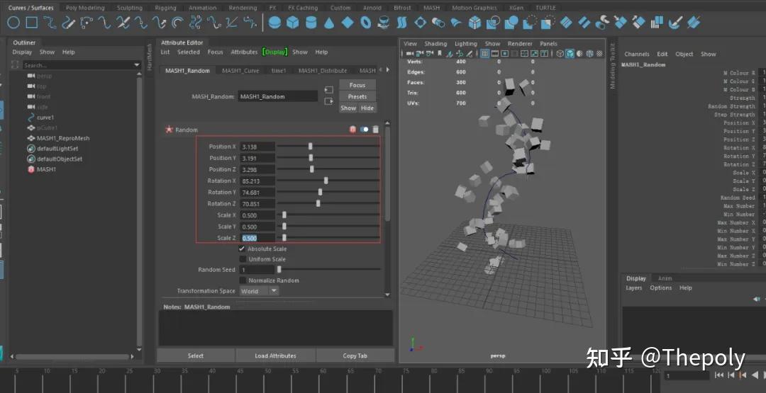 Maya | Mash曲线动画 - 知乎