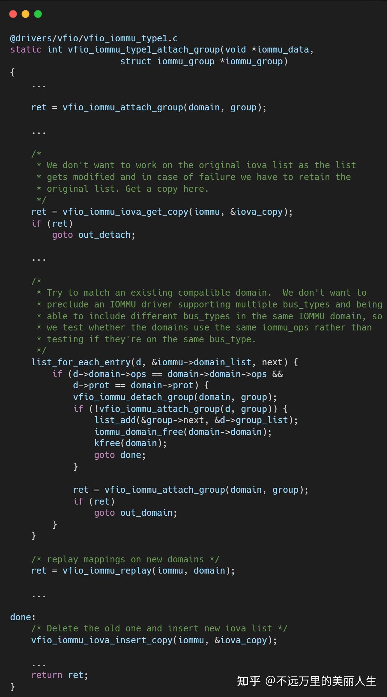 VFIO框架源码分析（三）- IOMMU后端Type1驱动与DMA隔离 - 知乎
