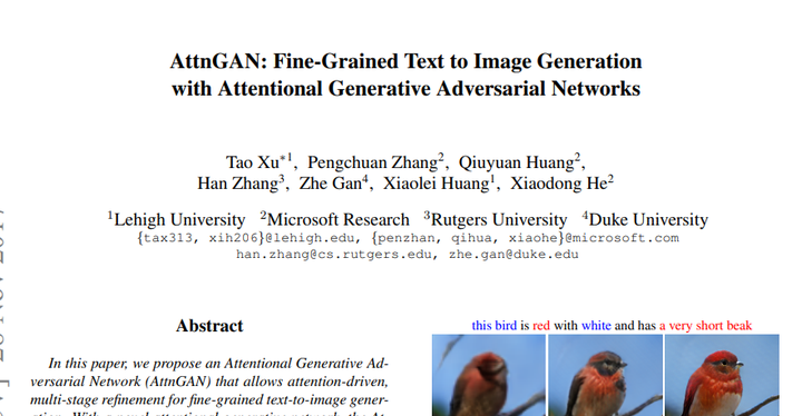 AttnGAN: Fine-Grained Text to Image Generation with Attentional Generative Adversarial Networks ...