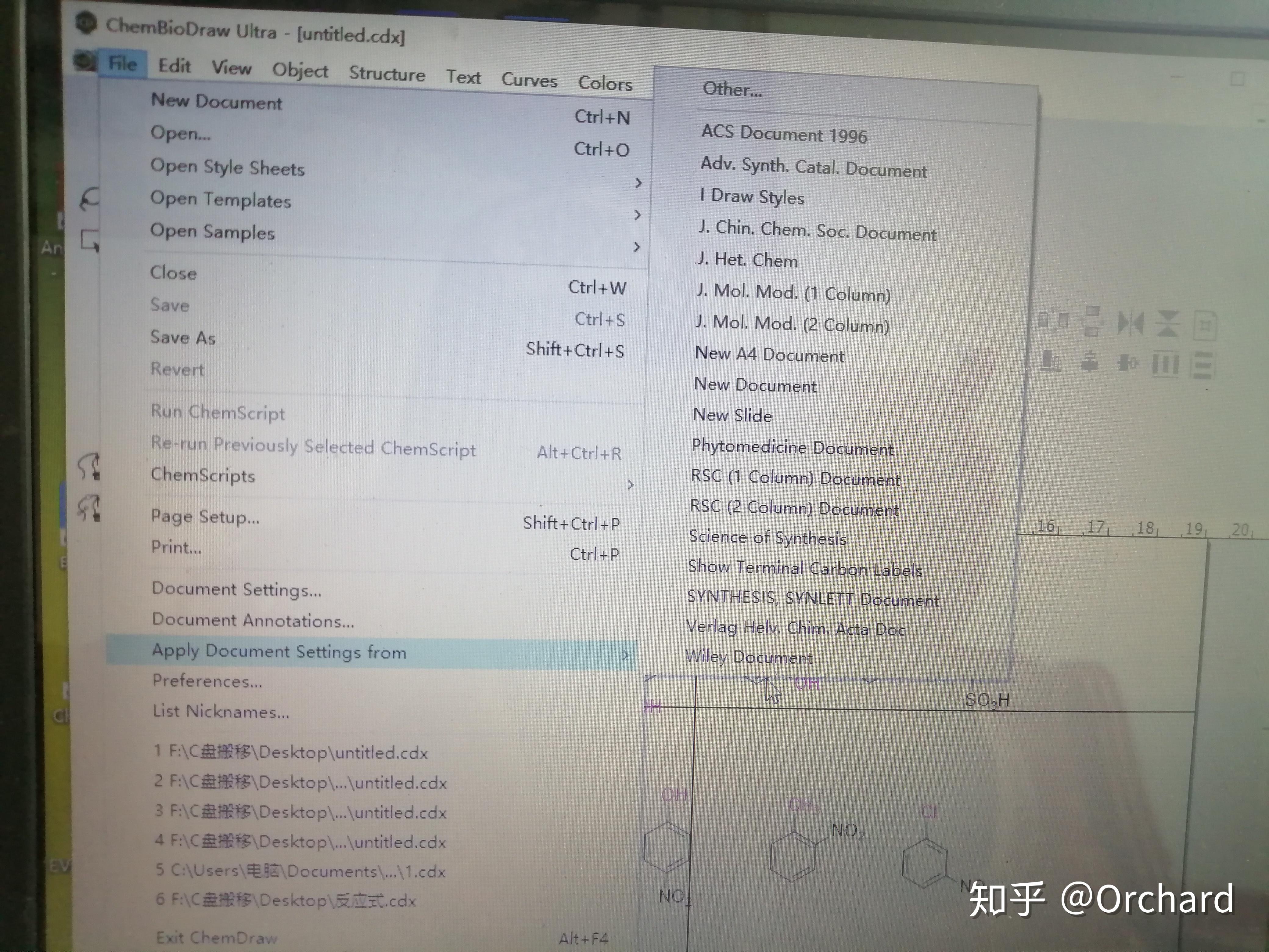 chemdraw 怎么设置acs1996? - 知乎