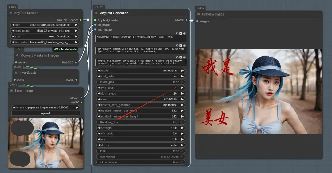 anytext阿里开源，解决comfyui精准文字控制！ - 知乎