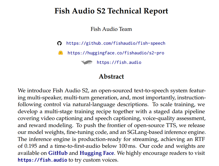 Fish Audio S2 深度拆解：Decoder-only 架构下的 TTS模型 - 知乎