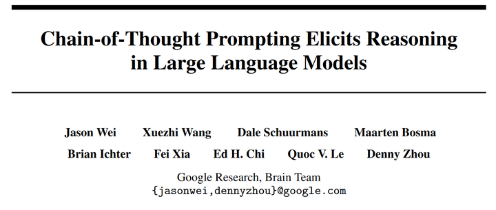 [LLM/CoT]Chain-of-Thought Prompting论文阅读总结与思考 - 知乎