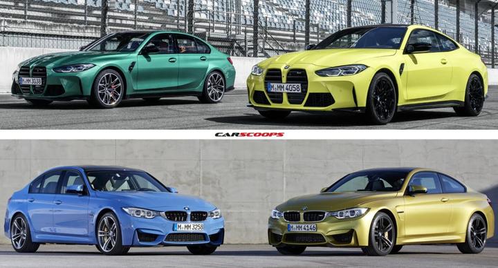 哪种风格你更喜欢？全新宝马M3、M4外观内饰对比上一代车型 - 知乎