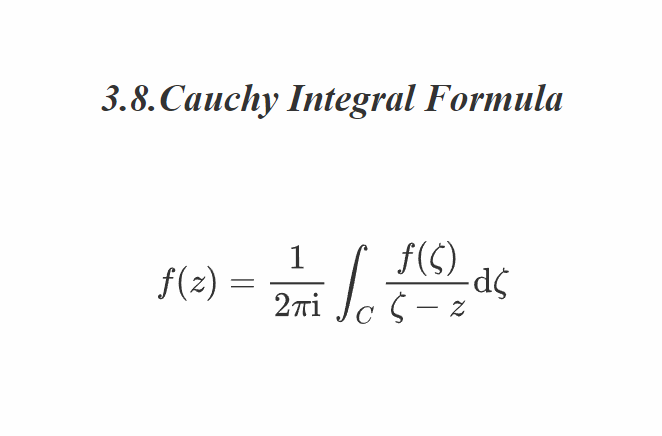 《复分析》——3.8.Cauchy积分公式 - 知乎