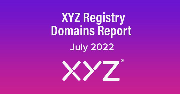 XYZ注册局域名报告-2022年7月 - 知乎