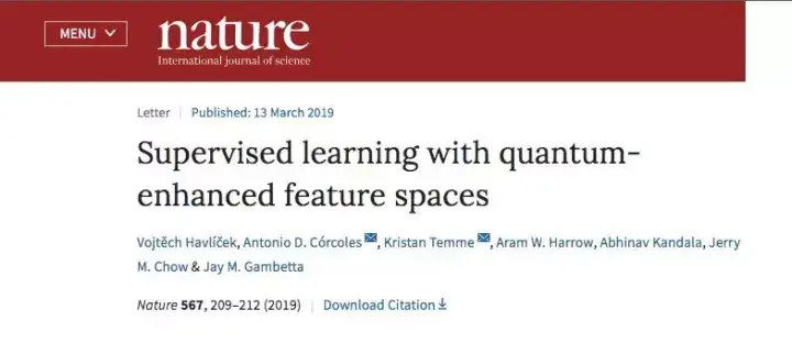 IBM新研究登上Nature封面：两种量子算法解决分类问题 - 知乎