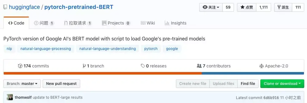 【开源】最强NLP模型BERT的Pytorch实现，提供转换脚本 - 知乎