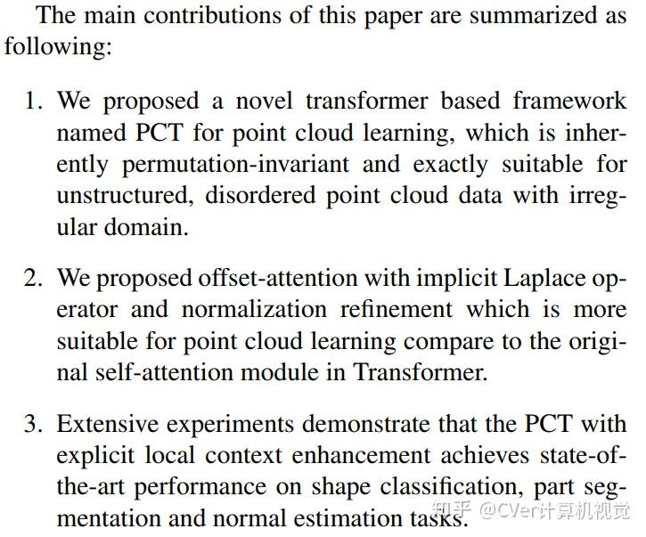 清华大学提出PCT：Point Cloud Transformer - 知乎
