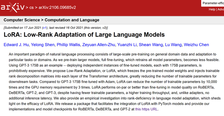 LoRA：Adapter tuning的效果仅仅因为低秩适配吗？ - 知乎