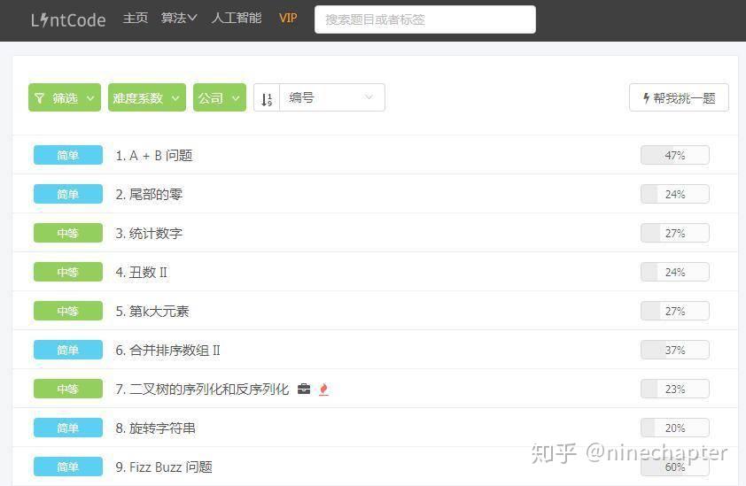 LintCode使用全解：如何高效提升算法和数据结构水平？ - 知乎