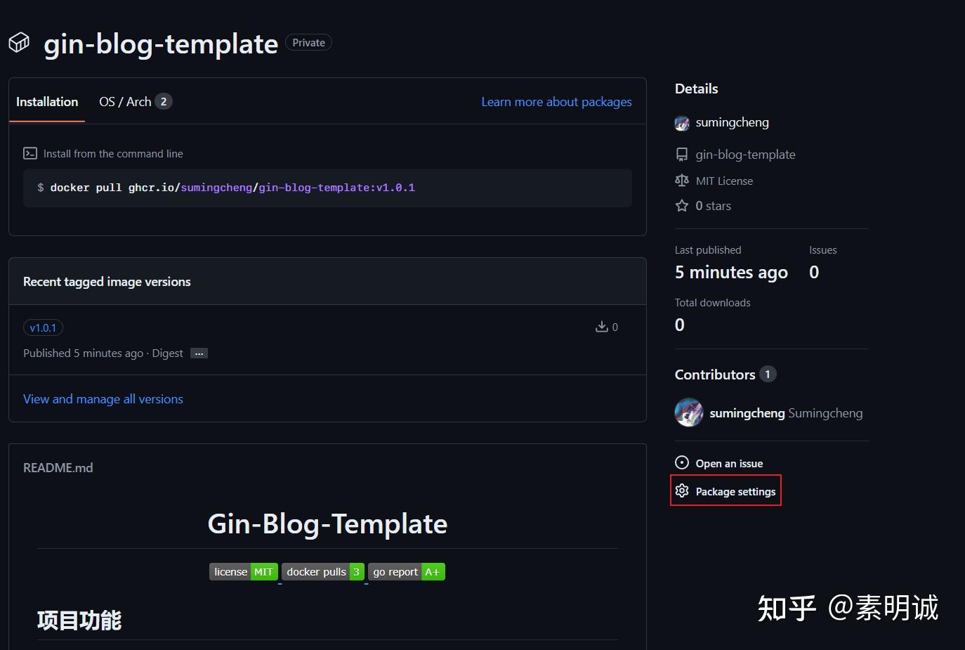 发布 Docker 镜像到 GitHub Packages - 知乎