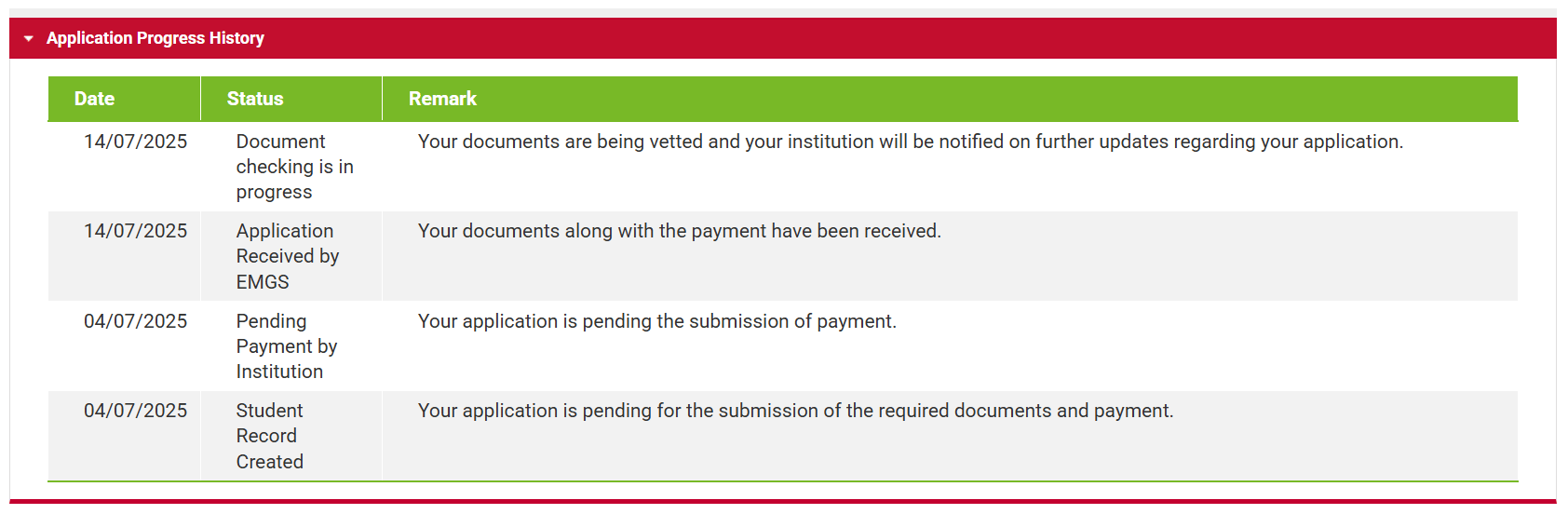 马来西亚留学新生必看！2025 EMGS进度查询保姆级教程 - 知乎