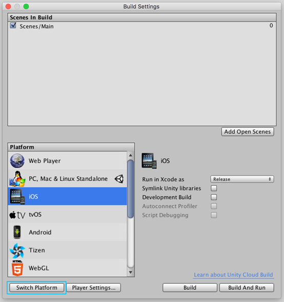 将Unity项目发布到ios平台 - 知乎