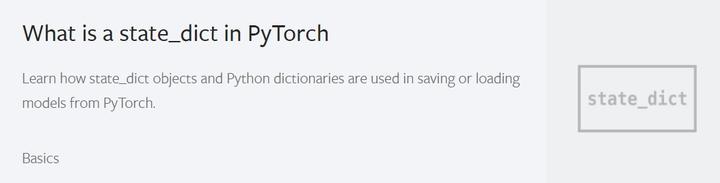 【PyTorch技巧1】详解pytorch中的state_dict - 知乎