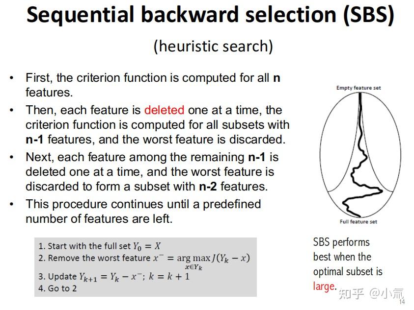 特征选择-Sequential Backward/Forward Selection 基于FSelector包 - 知乎