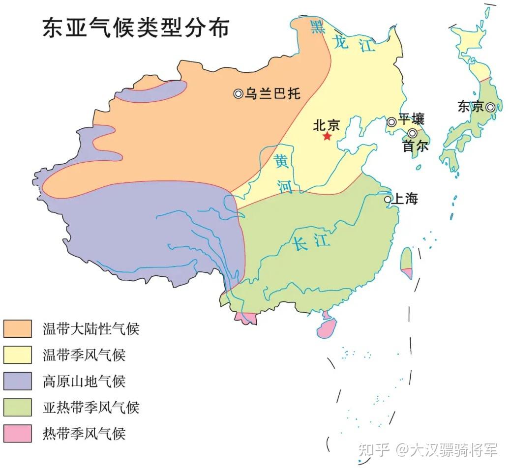 图文解读亚洲地理和区域划分（高中地理学习必备） - 知乎