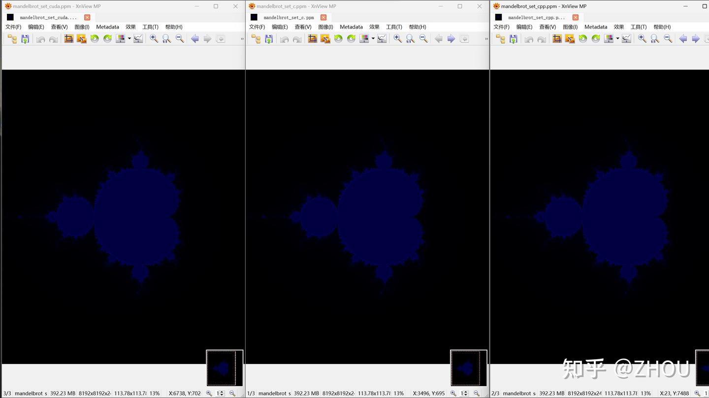 探索Mandelbrot集的生成：C、C++和CUDA实现的比较分析 - 知乎