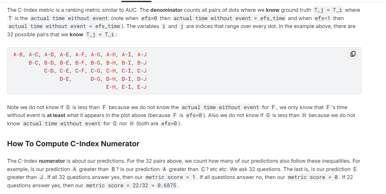 生存分析与C-index评估指标 - 知乎