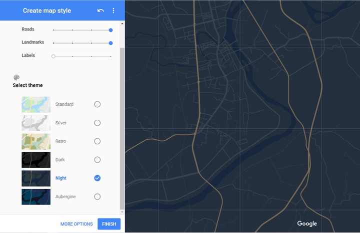 谷歌地球接口Google Maps APIs地图设计样式调整与JSON或URL导出 - 知乎
