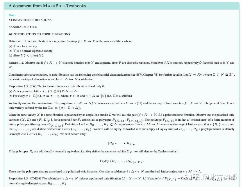 上交开源了MathPile语料库，为大模型补习数学 - 知乎